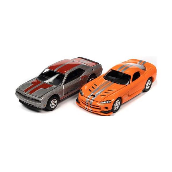 在庫状況：お取り寄せ/2023年10月 発売/※画像はイメージです。実際の商品とは異なる場合がございます。JOHNNY LIGHTNING 1/64 Moper 2台セット 2023 リリース 1 バージョン Bです。