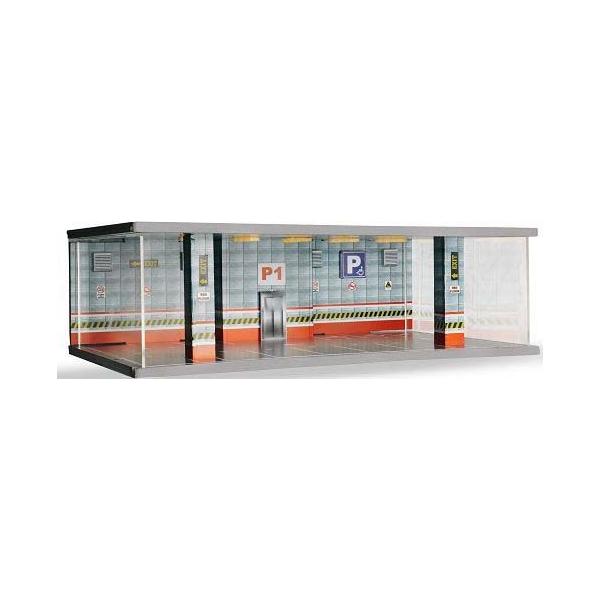 在庫状況：お取り寄せ/2024年11月 発売/※画像はイメージです。実際の商品とは異なる場合がございます。※ミニカーは付属しません。ATLANTIC CASE 1/64 ジオラマ Car パーキング P1 レッドフロア です。