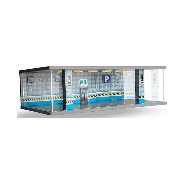 在庫状況：お取り寄せ/2025年01月 発売/※画像はイメージです。実際の商品とは異なる場合がございます。※ミニカーは付属しません。ATLANTIC CASE 1/64 ジオラマ Car パーキング P3 ブルーフロアです。