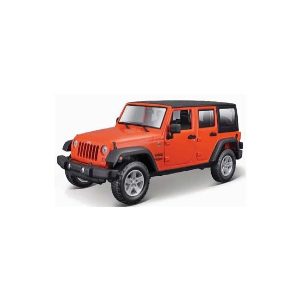 在庫状況：お取り寄せ/2024年09月 発売/※画像はイメージです。実際の商品とは異なる場合がございます。Maisto 1/24 2015 ジープ ラングラー アンリミテッド MTオレンジ です。