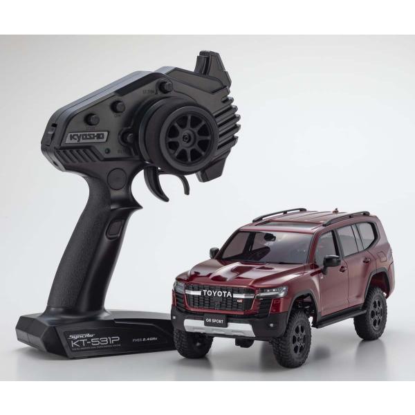 在庫状況：お取り寄せ/2024年11月 発売/※画像はイメージです。実際の商品とは異なる場合がございます。京商 ミニッツ4X4 MX-01 レディセット トヨタ ランドクルーザー 300 GR レッド です。