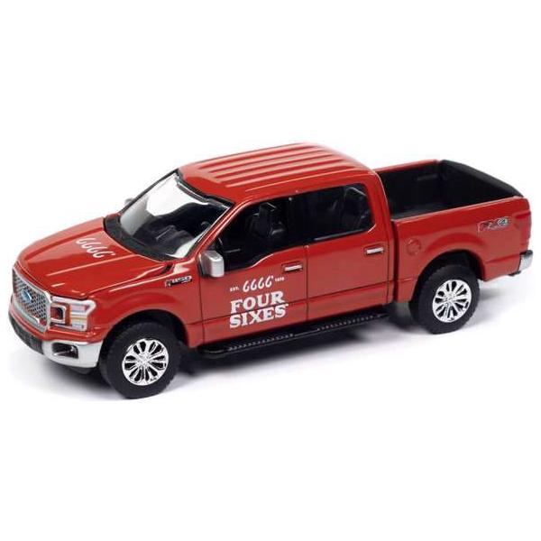 在庫状況：お取り寄せ/2025年02月 発売/※画像はイメージです。実際の商品とは異なる場合がございます。Auto World　Big Country 1/64 2020 フォード F-150 レッド Four Sixes です。