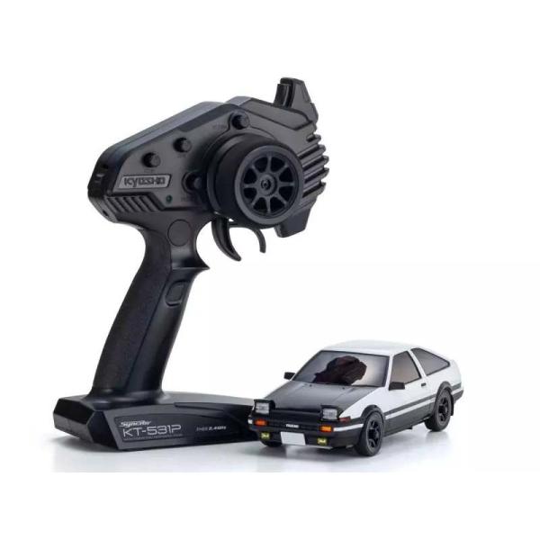 在庫状況：在庫僅少/2026年01月 発売/※画像はイメージです。実際の商品とは異なる場合がございます。京商 ミニッツAWD トヨタ スプリンタートレノ AE86 ”頭文字D” プロジェクトD ファイナルバージョンです。