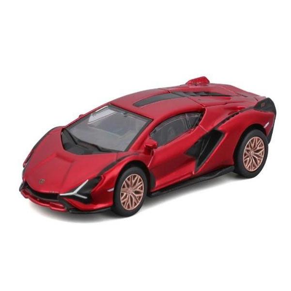 在庫状況：お取り寄せ/2026年01月 発売/※画像はイメージです。実際の商品とは異なる場合がございます。Maisto 1/64 SI ランボルギーニ シアン FKP37 レッド です。