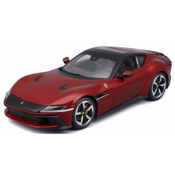 在庫状況：在庫僅少/2026年02月 発売/※画像はイメージです。実際の商品とは異なる場合がございます。ブラゴ 1/24 フェラーリ ドーディチ チリンドリ レッド です。
