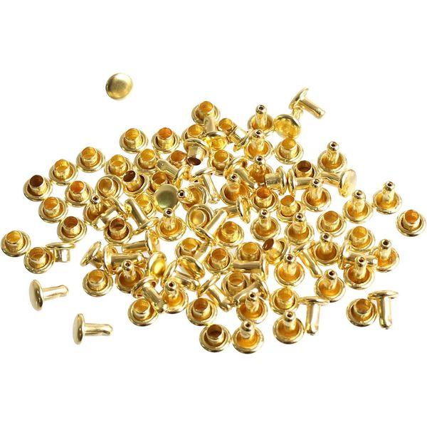 在庫状況：お取り寄せ/お届け：1〜2週間/◆打ち付けタイプの両面カシメです。◆取り付ける際は、カシメ打ち具・下受けプレートをご用意ください。◆両面カシメの場合、取り付ける生地の厚み+3mmが最適な足の長さになります。/[F3134エヌビケイ]