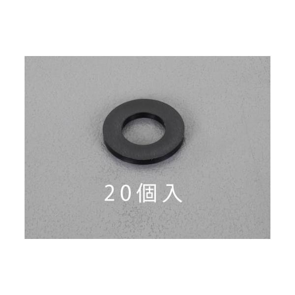 在庫状況：お取り寄せ/3日〜5日で出荷◆/※画像は代表画像です。※お届けする商品は(M6/6.4×12×1.6mm 平ワッシャー(ナイロン製/黒/20枚))です。◆平ワッシャーです。/[EA949ZB6]