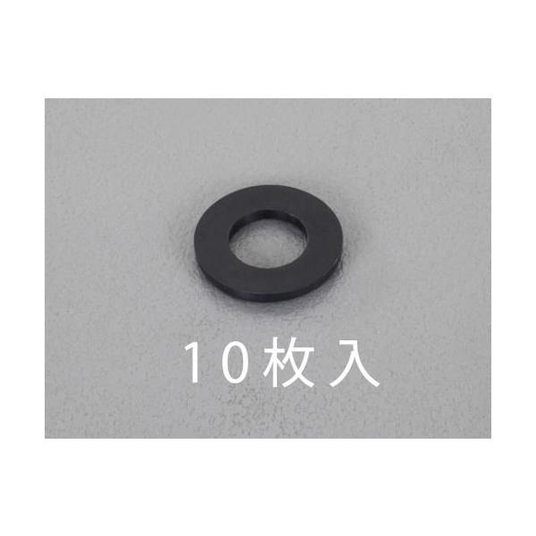 在庫状況：お取り寄せ/7日〜10日で出荷/※画像は代表画像です。※お届けする商品は(M8/8.4×18×1.5mm 平ワッシャー(TPR製/黒/10枚))です。◆平ワッシャーです。/[EA949ZB82]