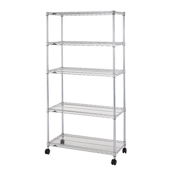 在庫状況：在庫僅少/万一、初期不良があった場合は必ず商品到着後1週間以内にJoshin web事務局までご連絡ください。◆全耐荷重500kg◆防錆効果を高める3層構造◆2.5cm間隔で棚板の細かな高さ調節・サイズ(約)：幅91.5×奥行46...