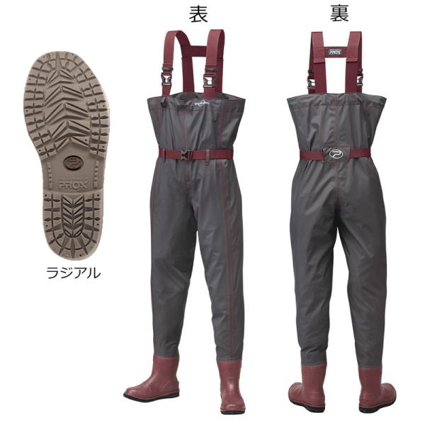 在庫状況：在庫僅少/2023年06月 発売/※縫製品のため、サイズや自重は誤差がございます。◆深場や波しぶきも安心な胸までのチェストウェダー。◆ショート丈のブーツに透湿防水(ブリザテックPC)加工生地を使用。◆ブリザテックPCは、透湿防水機...