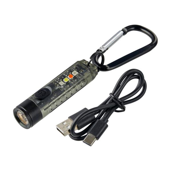 在庫状況：お取り寄せ/3日〜6日で出荷/◆ナイトフィッシングにて安心な、毎3秒のスローテンポな赤と青のマーカーライト機能付き◆バッテリー残量表示、ロック機能付き・明るさ(約)：6〜190ルーメン(白色LED)・電源：リチウムポリマー260m...