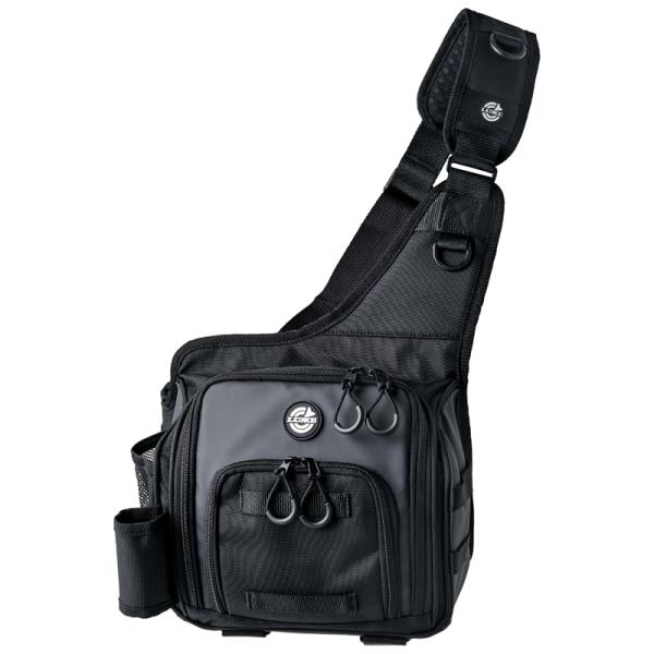 在庫状況：お取り寄せ/お届け：1〜2週間/◆左肩掛け用。◆使用頻度の高いルアー入れや、糸くず入れに便利なフロントポケット。◆バッグ底にパックロッドケースなどを固定できるボトムストラップベルト搭載。・サイズ：幅260×奥行110×高さ240m...