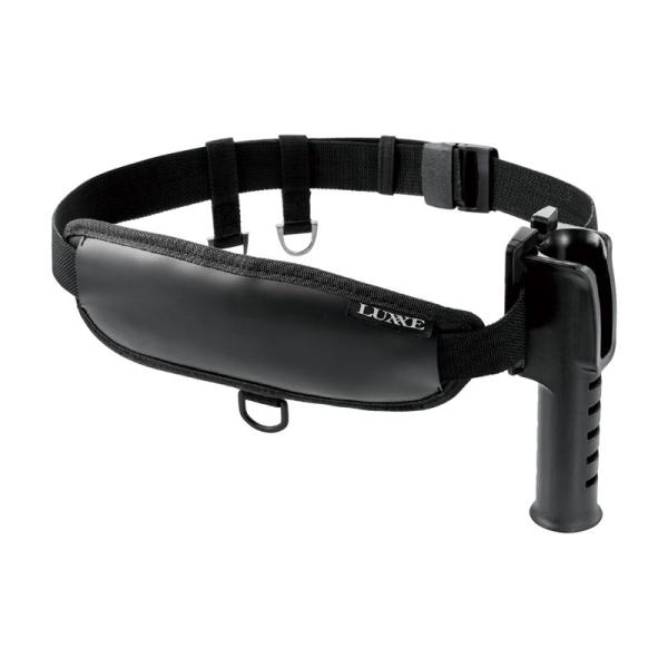 在庫状況：在庫僅少/◆アユルアーに必要なランディングネットや鮎舟を装着できるベルト◆固め設計のベルトで重い道具をつけても捻れを防止。◆幅広い腰パッド採用で長時間着用しても腰への負担を軽減。/[LE138ガマカツ]