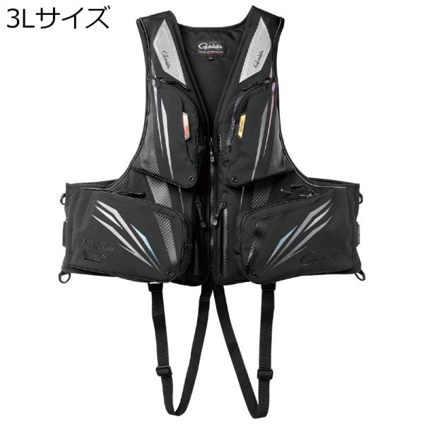 在庫状況：お取り寄せ/お届け：1〜2週間/※止水ファスナーポケットは完全防水仕様ではありません。◆超々耐久撥水加工生地( アルテマシールドPRO )を使ったフローティングベスト/[GM60053LBKBK]