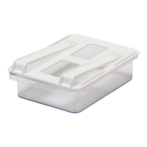 在庫状況：お取り寄せ/◆冷蔵庫の中で散らかりがちな小物や調味料、バター・チーズなどをまとめて収納できます。◆サイズ(約)：幅150×奥行195×高さ70mm/[HB6495ヒキダシケスS]【report】