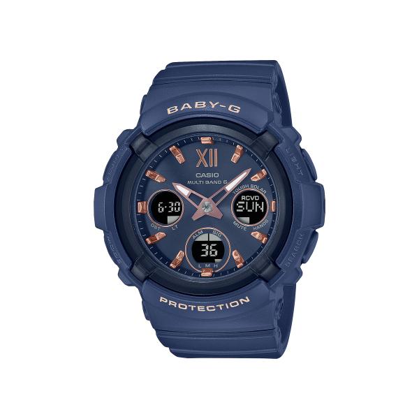 在庫状況：在庫僅少/2022年02月 発売/◆ケースサイズ：47.4×43.4mm◆10気圧防水◆ケース/バンド素材：樹脂◆電波受信機能　◆針退避機能　◆ワールドタイム　◆ストップウオッチ