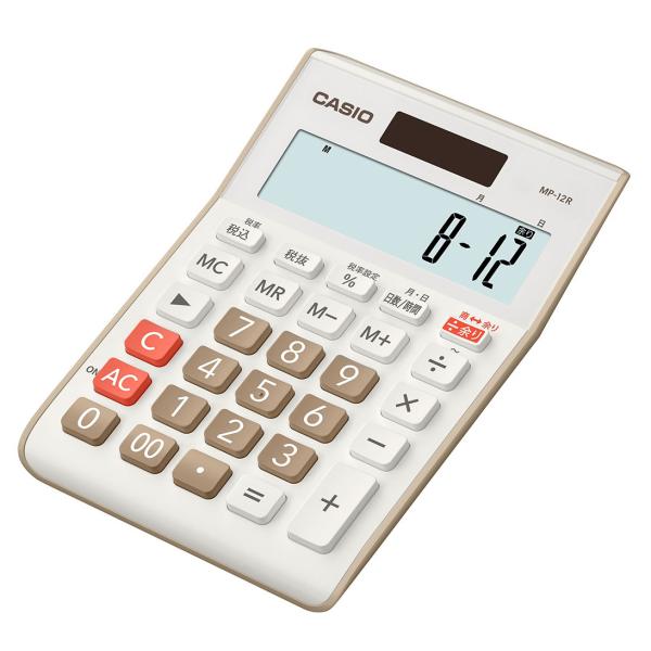 在庫状況：お取り寄せ/2022年02月 発売/◆余りがわかるから割り出し計算が簡単◆数字が大きく、角度もついていて見やすい◆ストッパー付きで安定した打ち心地/[MP12RBEN]