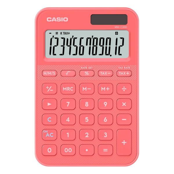 在庫状況：お取り寄せ/お届け：約2週間/2025年12月 発売/◆電卓に、選ぶ楽しさと自分らしさを。/[MWC20DCLN]