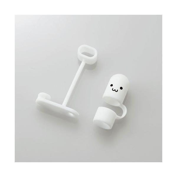 在庫状況：在庫僅少/2019年10月 発売/※対応機種をお確かめの上、ご購入下さい。◆Apple Pencilのキャップや純正Lightningアダプタの紛失を防止するシリコン製のアクセサリです。キャップはしろちゃんのイラスト入りです。/[...