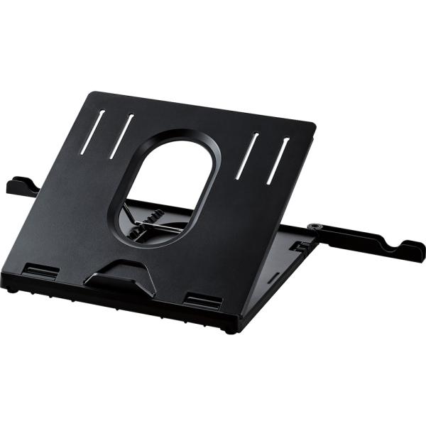 在庫状況：在庫僅少/2020年01月 発売/◆ノートPCの画面部分を上げ目線をあげることできPC作業時の姿勢を改善することができる、8段階角度調整機能付の折りたたみ式ノートPCスタンドです。・サイズ：約幅280×奥行280×高さ26mm(※...