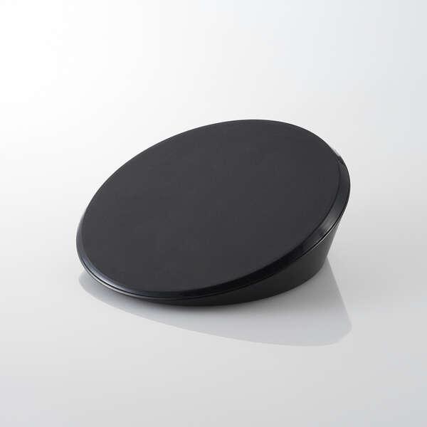 在庫状況：在庫僅少/◆トラックボールマウス用の傾斜調整ディスクパッド◆姿勢に合わせて傾斜を調節することで手や手首への負担を軽減◆パッドを前後左右に回転させて、お好みの傾斜角度に調節できます/[MPTBM02BK]