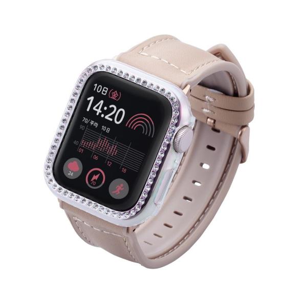 在庫状況：お取り寄せ/2023年12月 発売/※画像は使用イメージです。AppleWatch本体は付属しておりません。※対応機種をお確かめの上、ご購入ください。◆Apple Watchのスタイルを損ねず、傷、衝撃から本体側面を守り、ガラスフ...