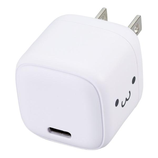 在庫状況：在庫あり//2024年03月 発売/◆USB Type-C(TM)ポートを1ポート搭載し、対応するスマートフォン、タブレットなどを充電できるUSB AC充電器です。◆手のひらにすっぽり隠れるほど小さく、軽量なので外出や出張など持ち...