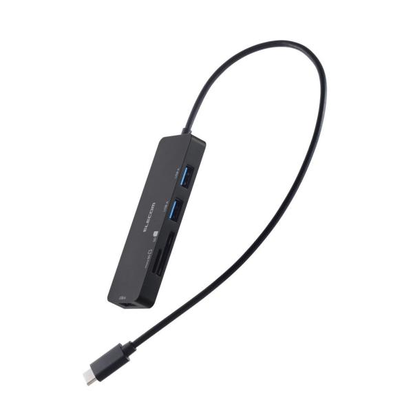 在庫状況：在庫あり/2024年06月 発売/◆USBハブにSDカードスロットをプラス。USB Type-C(TM)コネクター接続で安定動作を実現!USB 5Gbps(USB3.1(Gen1))対応のUSBマルチハブです。USB-Aポート3つ...