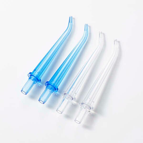 在庫状況：お取り寄せ/3日〜5日で出荷/2025年01月 発売/※衛生上、6カ月を目安に交換してください。◆デンタルウォッシャー交換用フロスノズル◆クリアとブルー、各2本入り・対応機種：HC-JF01WH、HC-JF01BK/[HCJF01NZ]