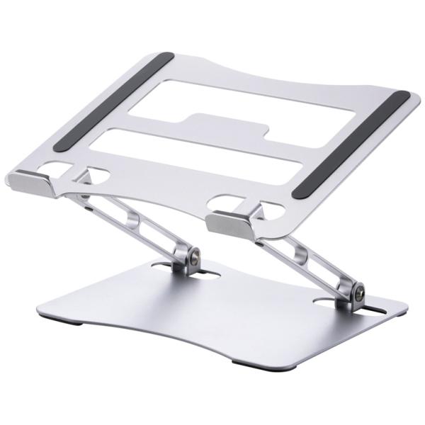 在庫状況：お取り寄せ/お届け：1〜2週間/2025年11月 発売/◆最適な高さ・角度に無段階調整できる、折り畳み式ノートパソコンスタンド◆上質な仕上げの鉄合金製◆17.3インチまでのノートパソコンに対応/[PCALTSFAL02SV]