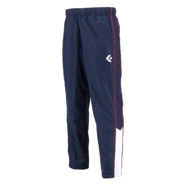 在庫状況：お取り寄せ/3日〜8日で出荷/◆サイドにワンポイントロゴの入った、ジュニア用のウォームアップパンツです◆裾はボタン式で大きく開くので、バスケットシューズを履いたままでも着脱しやすい◆上下セットアップする場合のジャケットにつきまして...