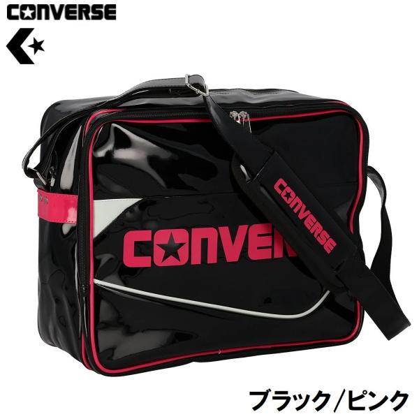 在庫状況：在庫あり/◆光沢感のあるエナメル素材のショルダーバッグです。◆シンプルなロゴ仕様でクラブ活動にもってこい。/[CONC23540531961]