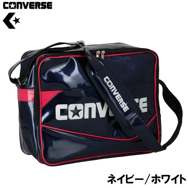 在庫状況：在庫あり/◆光沢感のあるエナメル素材のショルダーバッグです。◆シンプルなロゴ仕様でクラブ活動にもってこい。/[CONC23540532911]