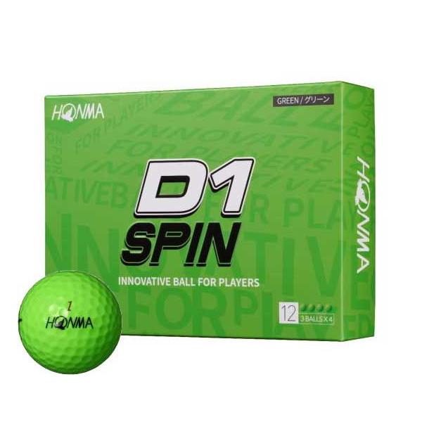 在庫状況：在庫あり/2023年03月 発売/◆D1の飛距離に、スピン性能をプラス!◆新発想のツーピース・ウレタンボールがスコアメイクをラクにする。/[BT2301GR]
