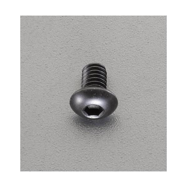 在庫状況：お取り寄せ/3日〜5日で出荷/※画像は代表画像です。※お届けする商品は(M6×20mm 六角穴付ボタンボルト(ステンレス/黒色/4本))です。◆並目ねじ。◆アルカリ性黒染めのため、ススが全く発生せず、光沢部品類の黒染めに最適です。...