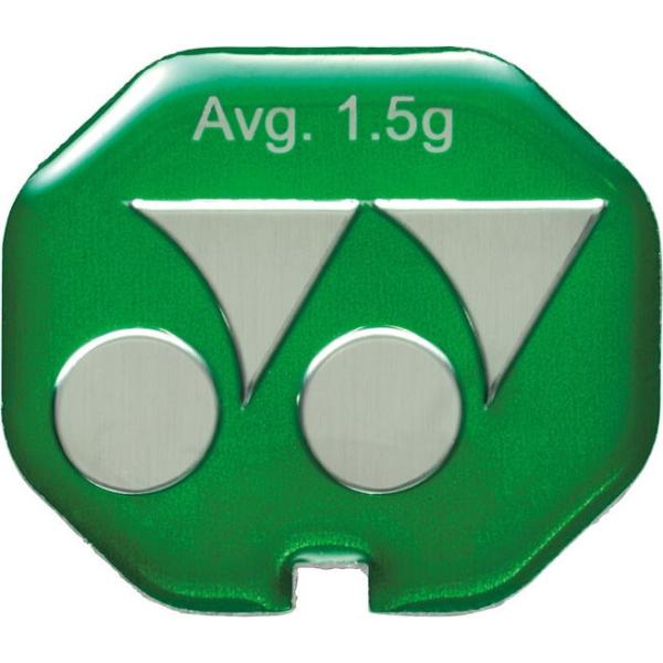 在庫状況：お取り寄せ/◆ラケットの重量・バランスを好みで変えられるバドミントン用バランサー◆4個入、1.5g×2、1.1g×2/[YOAC185003]