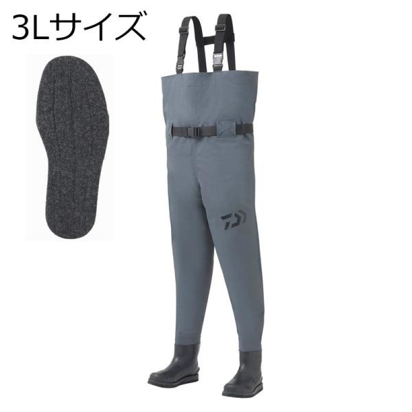 在庫状況：お取り寄せ/お届け：約2週間/◆タフに使えて、過酷を楽しめる高耐久のスタンダードウェーダー/[08601615ダイワ]