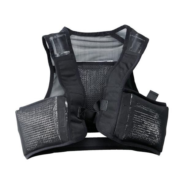 在庫状況：お取り寄せ/取引先在庫あり3日〜5日で出荷/◆保冷剤を入れるポケットが背面に一つ、両脇に一つずつの計3箇所ありますので、効率的に体を冷やすことが出来ます。◆ファン付き作業服と併用することで作業服内の環境をより快適に保ちます。◆熱中...