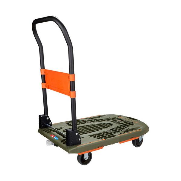 在庫状況：お取り寄せ/取引先在庫あり3日〜5日で出荷/※転倒にご注意ください。◆回転式の荷物落下防止柵を標準採用。荷物の転落を防止します。◆樹脂ストッパーの採用で少々の傾斜でも台車をその場所で保持できます。◆本体重量7.3Kg、徹底的な軽量...