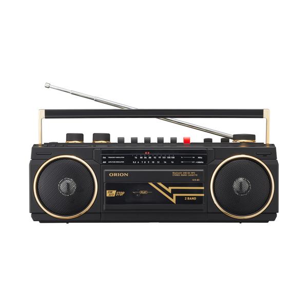 在庫状況：お取り寄せ/お届け：3月上旬以降/2023年10月 発売/◆2ヘッド ステレオ再生/ 録音カセット◆USB/SDカード MP3 再生/録音機能搭載◆Bluetooth(R)接続機能◆非常時に安心な2電源仕様/[SCRB3BK]