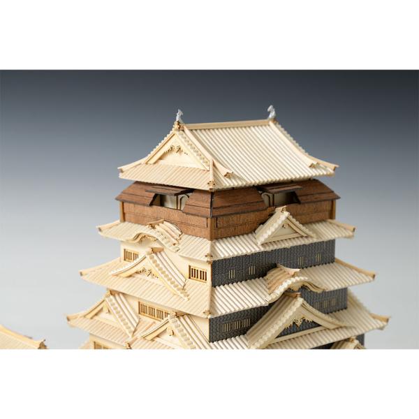 在庫状況：お取り寄せ/お届け：約1ヶ月/※画像はイメージです。実際の商品とは異なる場合がございます。※(1/150 木製模型 福山城)本体は別売りです。ウッディジョー 1/150 木製模型 福山城 復元オプションキット です。