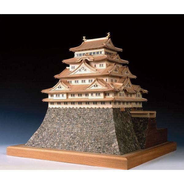 在庫状況：お取り寄せ/※画像はイメージです。実際の商品とは異なる場合がございます。※塗料はキットに含まれておりません。ウッディジョー 1/150 名古屋城 です。