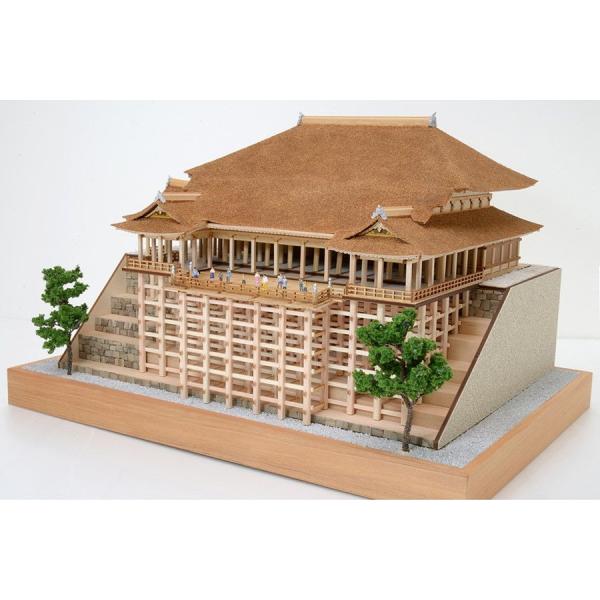 在庫状況：お取り寄せ/※画像はイメージです。実際の商品とは異なる場合がございます。※塗料、ジオラマ一式はキットに含まれておりません。ウッディジョー 1/150 清水寺 です。