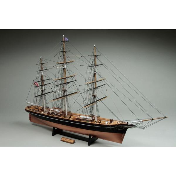 在庫状況：お取り寄せ/お届け：約1ヶ月/2014年05月 発売/※画像は完成イメージです。実際の商品とは異なります。ウッディジョー 1/100 木製帆船模型 カティサーク(帆なし)です。