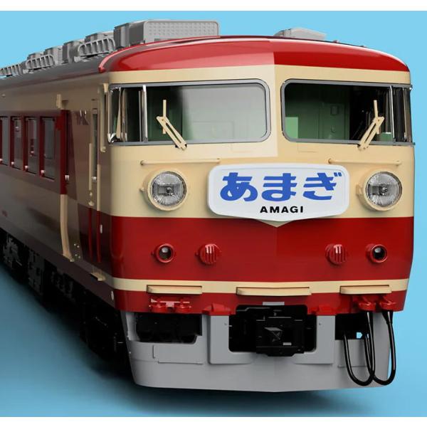 在庫状況：在庫僅少/2026年03月 発売/※画像はイメージです。実際の商品とは異なる場合がございます。天賞堂の完成品HOゲージ、157系 特急色 ジャンパ増設車 基本 7輌セットです。