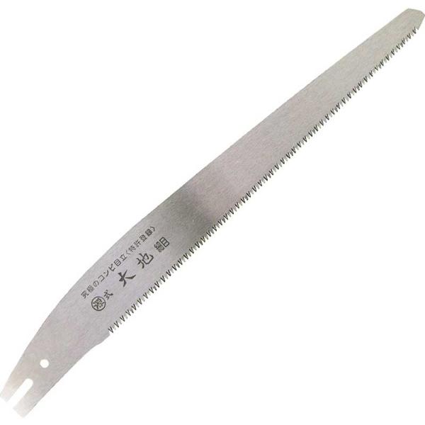 在庫状況：お取り寄せ/お届け：約1週間/◆剪定・園芸・造園・山林・仮枠用の鋸替え刃。◆コンビ目立(特許登録第2934140号・実用新案登録第2587979号)。◆板厚が薄いので切れ味がバツグンの鋸刃です！/[カエババンゴウ590マルゲン]