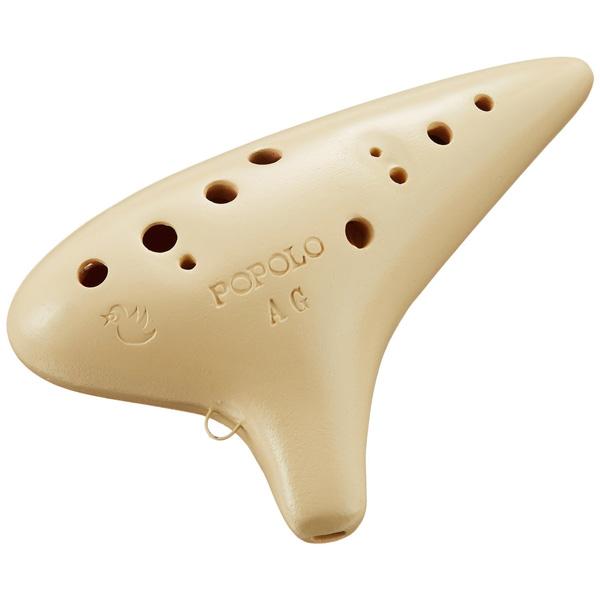 在庫状況：お取り寄せ/※陶器製ですので衝撃により破損いたします。取り扱いには十分お気をつけ下さい。また、ハンドメイドになるためお届けにかなりのお日にちを頂く場合がございますので、あらかじめご了承願います。◆POPOLOオカリナのエントリーモ...