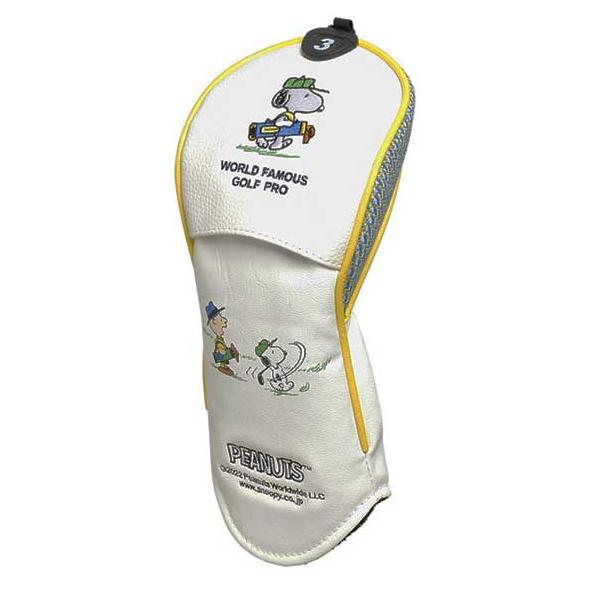 在庫状況：お取り寄せ/お届け：約1ヶ月/◆スヌーピーのフェアウェイ用ヘッドカバー。◆ピーナッツゴルフの世界観を表現したデザイン。◆プレゼントやコンペ賞品にもおすすめです。/[H447ライト]