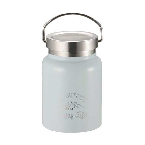 在庫状況：お取り寄せ/◆真空二重構造で保温・保冷が可能なフードポットです。◆取り扱いが簡単なスクリュー栓で、持ち運びに便利なハンドル付き。・サイズ(約)：外径90×高さ135mm・実容量：0.4L/[UE3443キヤプテンスタツグ]