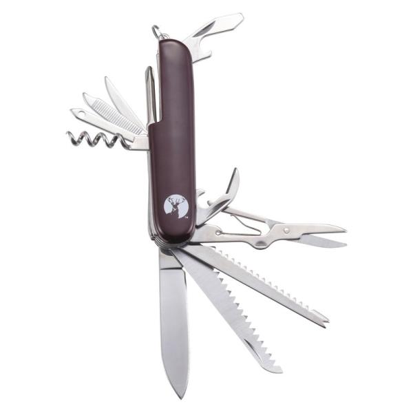 在庫状況：お取り寄せ/◆1本で13機能を備えた多機能ツール。用途に合わせた役立つ機能が満載です。◆携帯に便利なキーリング付。・機能：1.−ドライバー、2.栓抜き、3.+ドライバー、4.穴あけ、5.ヤスリ、6.針金曲げ、7.コルク抜き、8.缶...